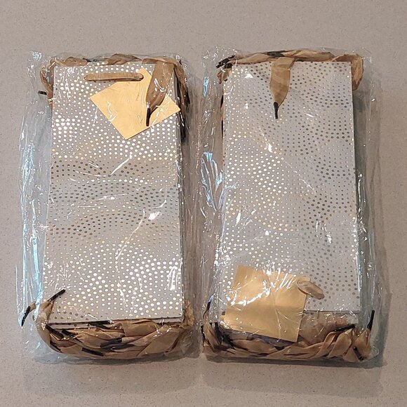 Jacent | Party Supplies | 24 Elegant Silver Gold Gift Bags New In The ...